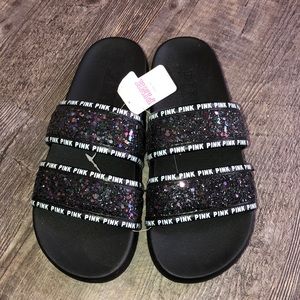PINK Victoria's Secret Shoes | Victorias Secret Pink Cheeky Slide Beach ...